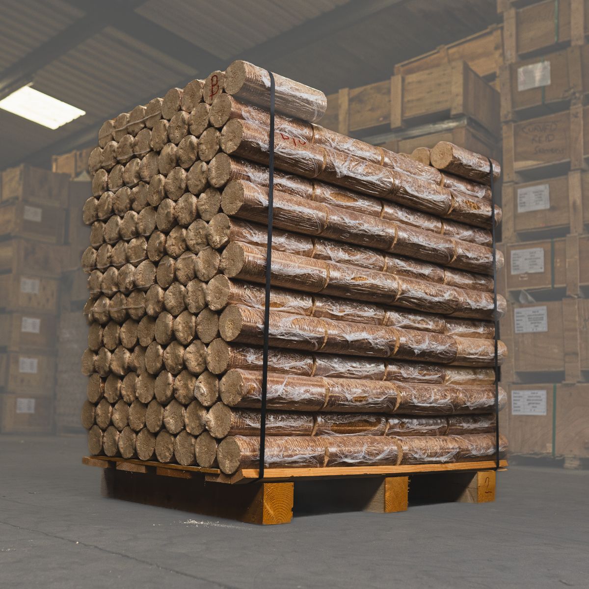 Full Pallet Premium Eco Logs (100 packs) | Kingstar Future Fuels LTD