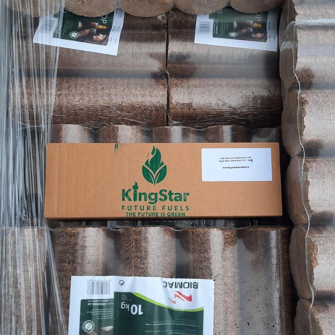 Full Pallet Hard Top Eco Logs (100 packs) Deliver oak tree to me